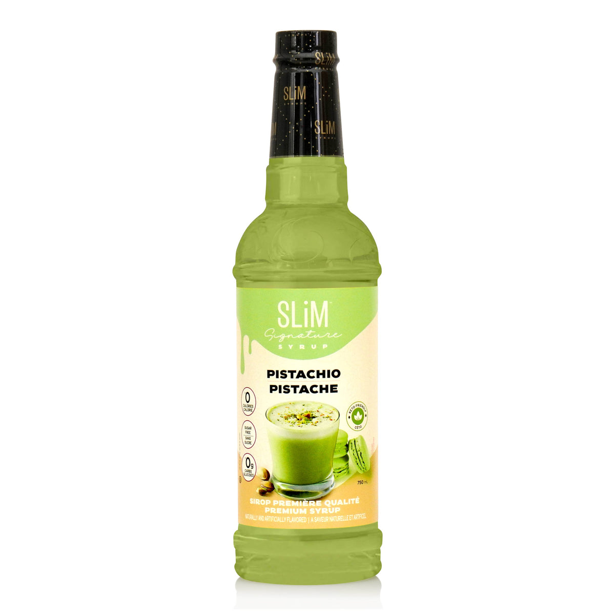 Slim Syrups - Slim Syrups Sugar Free Pistachio Syrup — BeeSavvyHoney